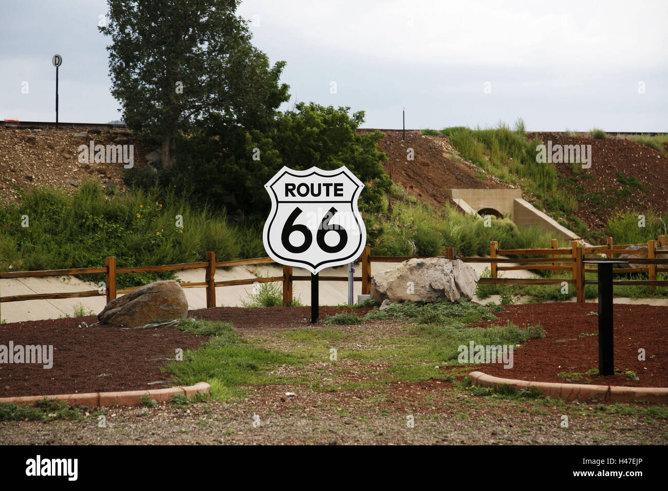 The USA, Arizona, William, route 66, sign Stock Photo - Alamy
