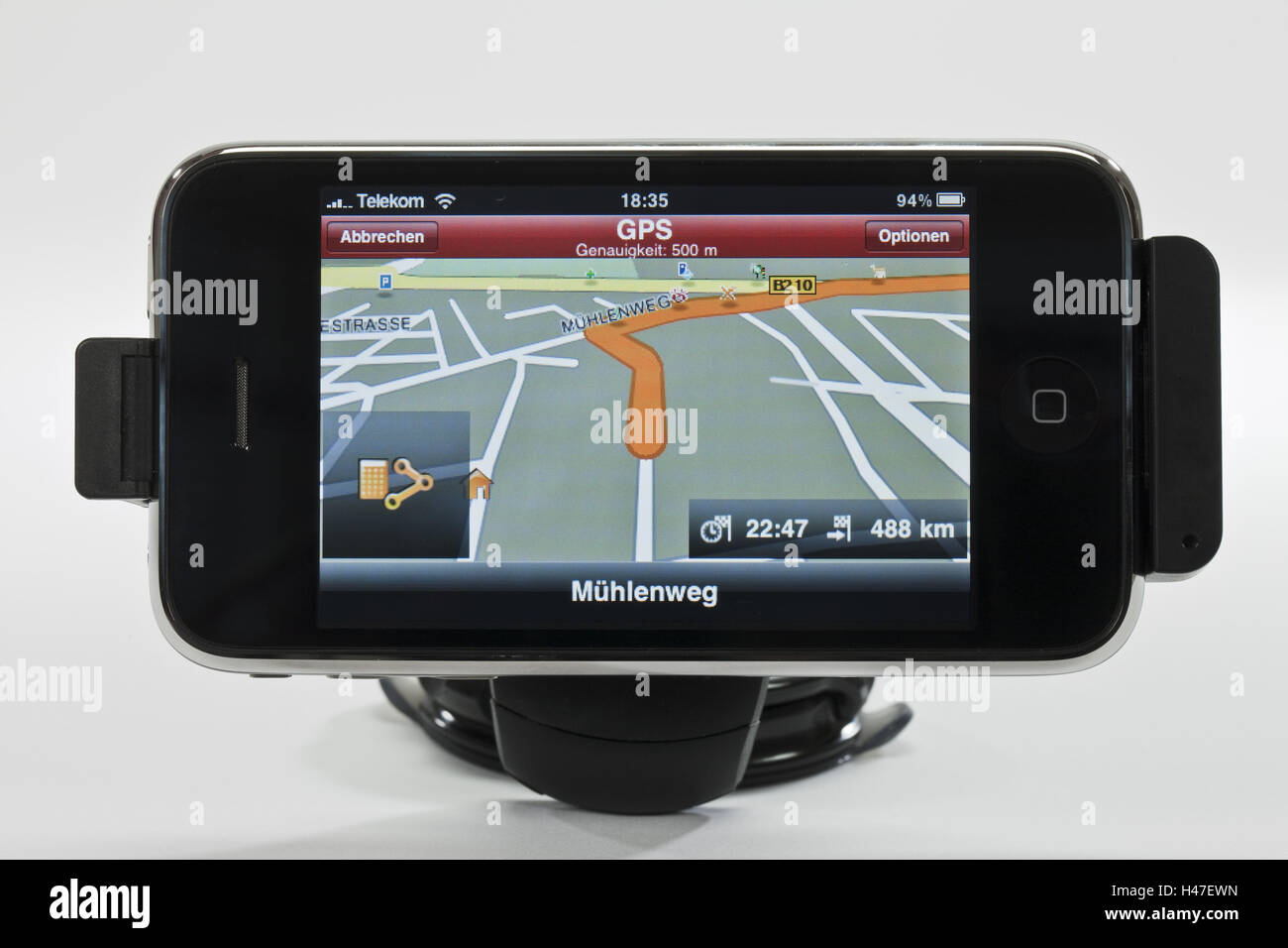 Iphone gps traffic hi-res stock photography and images - Alamy