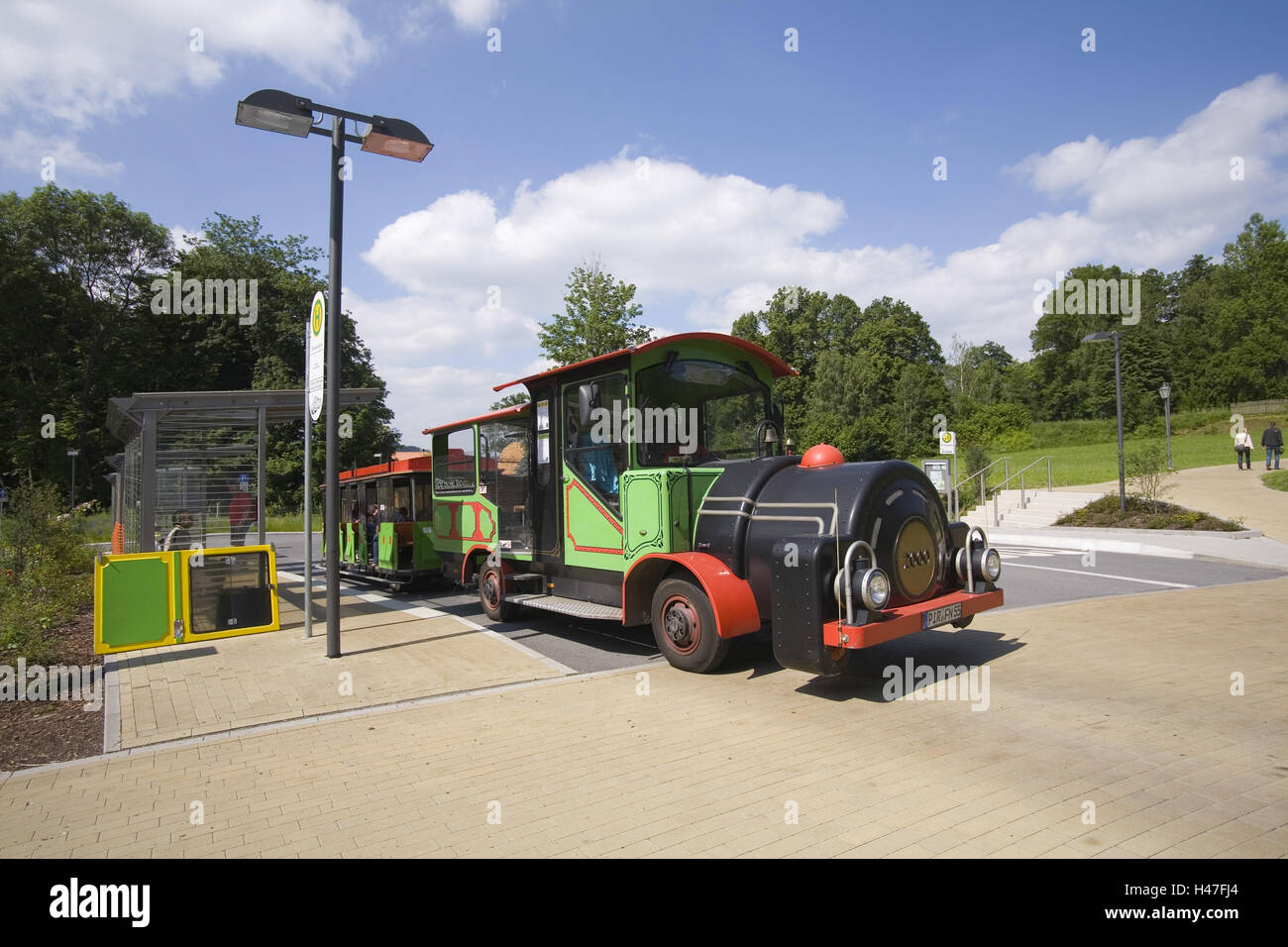 Fortress express train to the fortress King's stone Stock Photo - Alamy