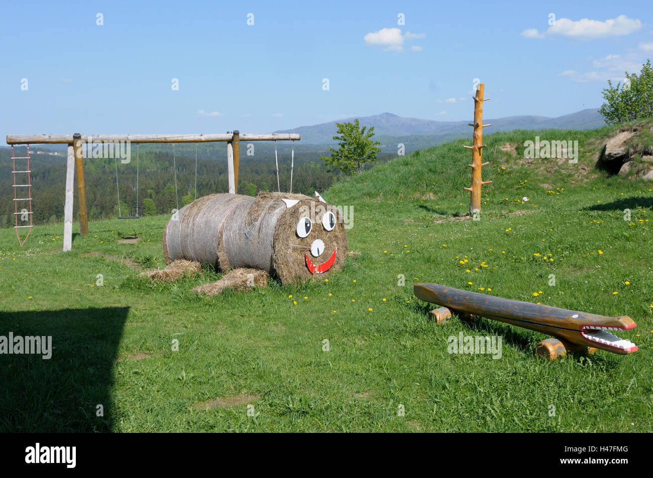 Playground flat hi-res stock photography and images - Alamy