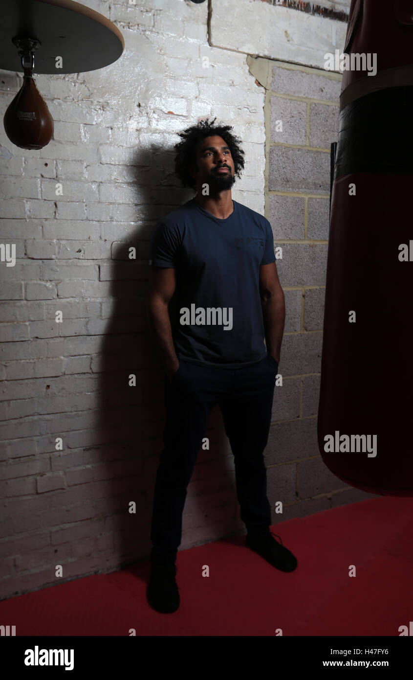 David haye poses hi-res stock photography and images - Alamy