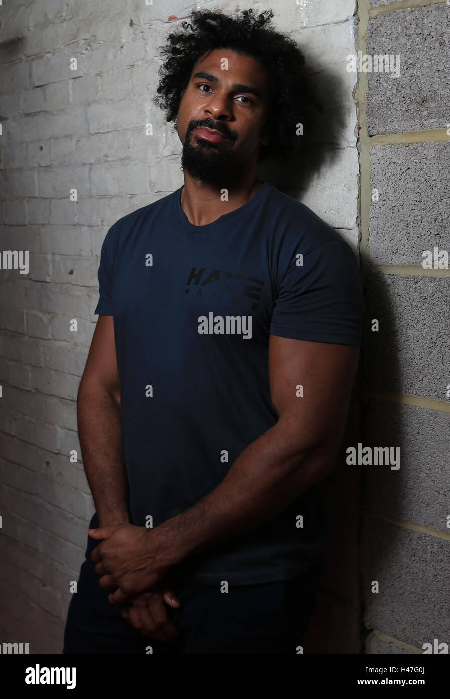 David haye poses hi-res stock photography and images - Alamy
