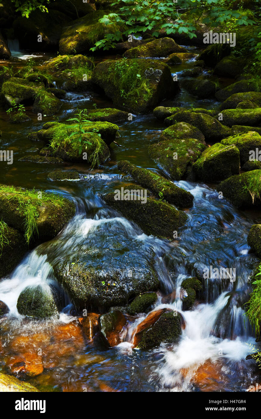 Brook, river, waters, flow, waterfall Stock Photo - Alamy