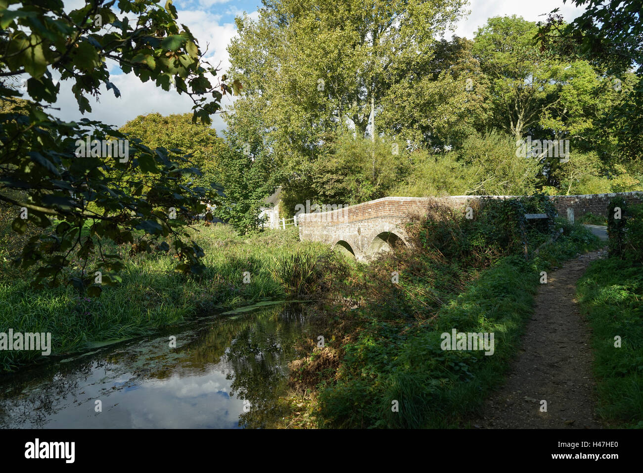 Bridge over The Frome River at Bockhampton, Dorset -1 Stock Photo - Alamy
