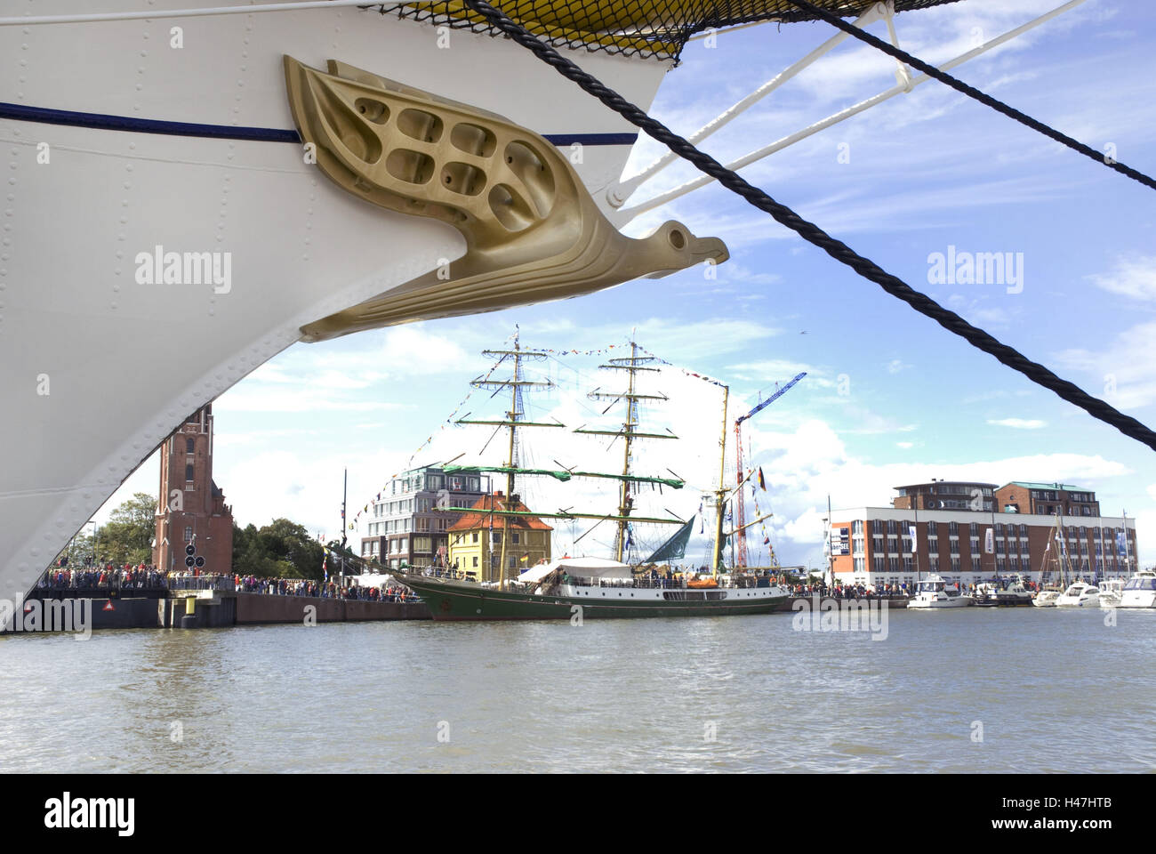 Figurehead of the Gorch Fork Stock Photo - Alamy