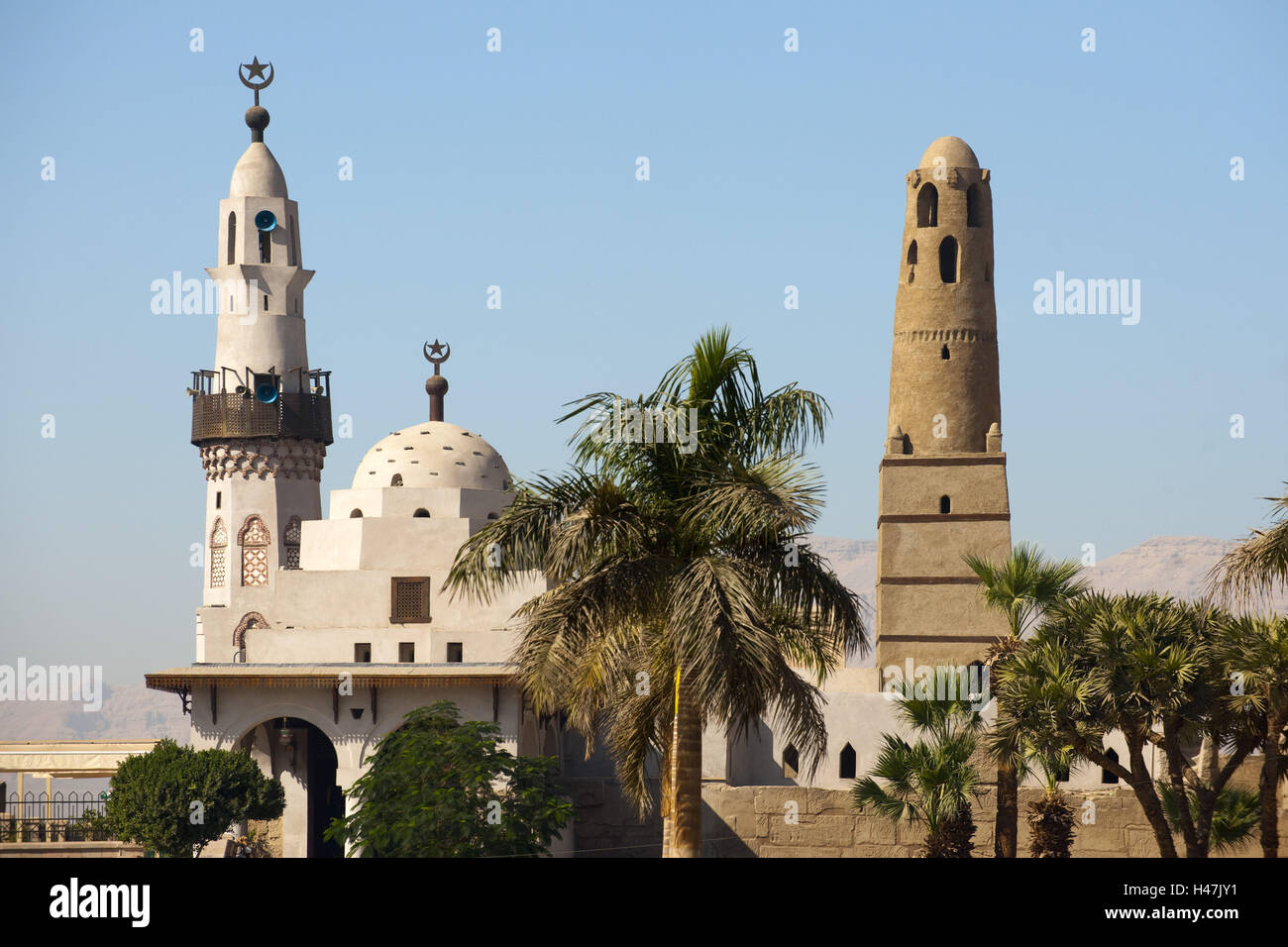Egypt, Luxor, mosque the saint Abu el-Haggag on the area the Luxor ...