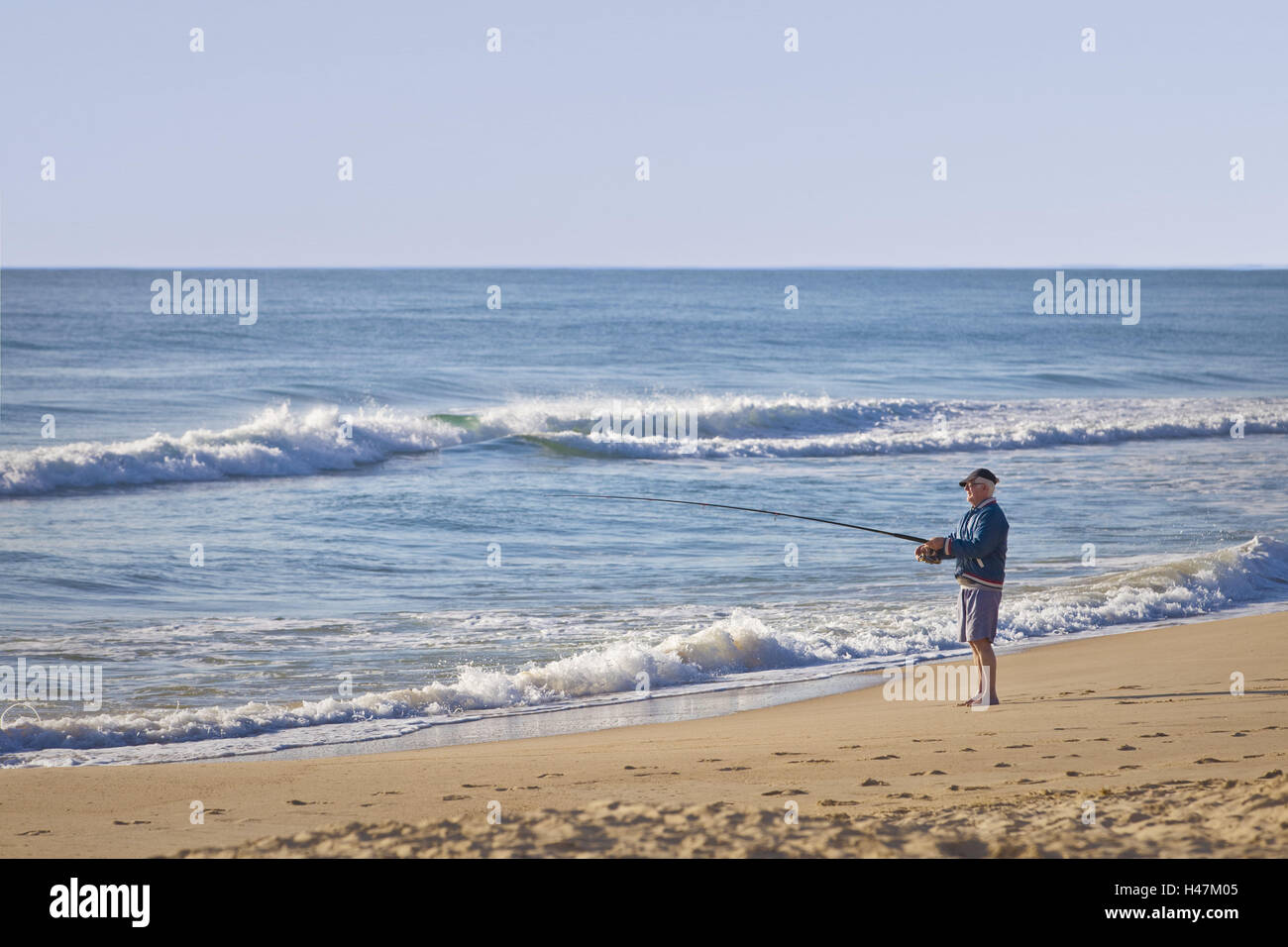 Australia, Queensland, Sunshine Coast, the Pacific, angler, angling ...