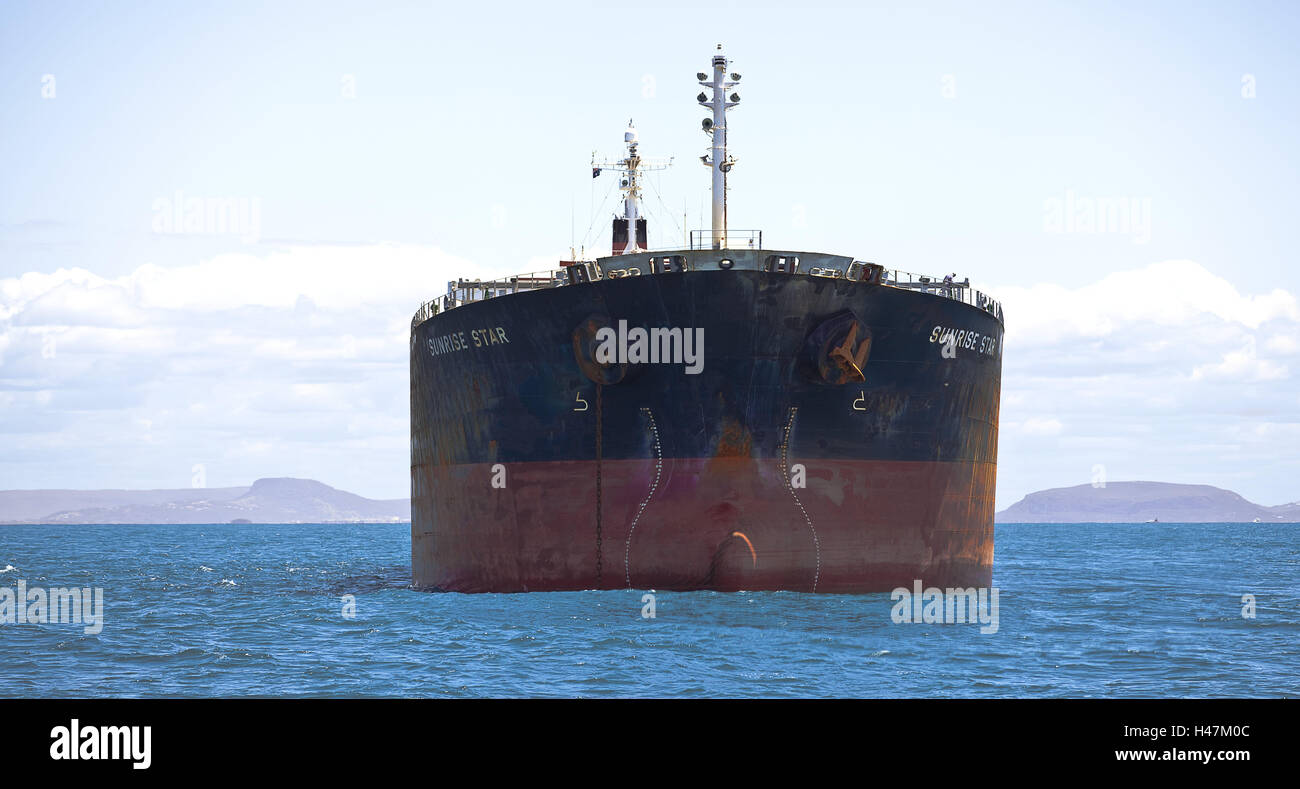Australia, Queensland, the Pacific, oil tanker, Oceania, Mooloolaba ...