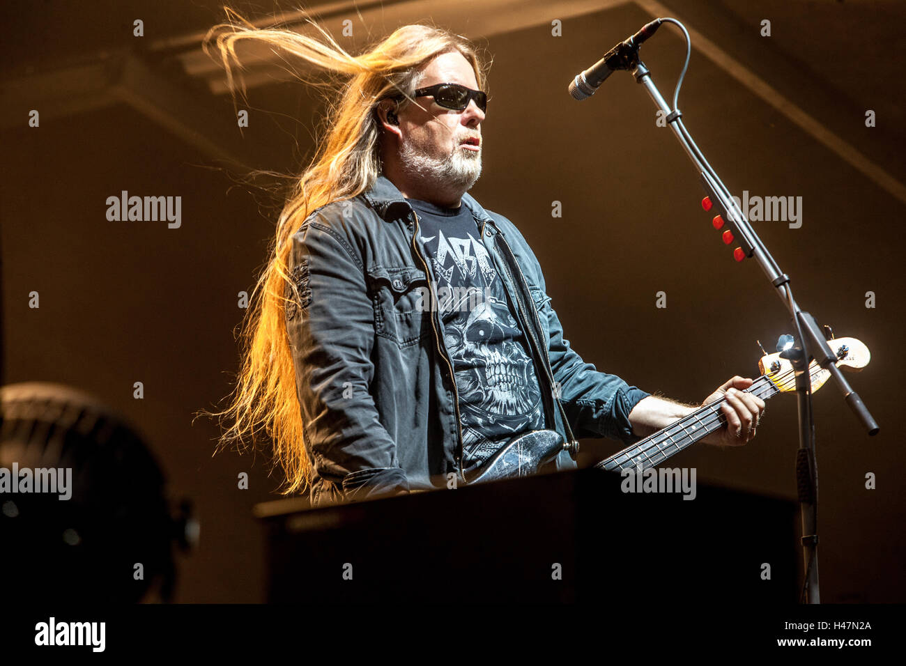 Milan Spalek, guitarist of the rock group Kabat, Czech Republic Stock ...