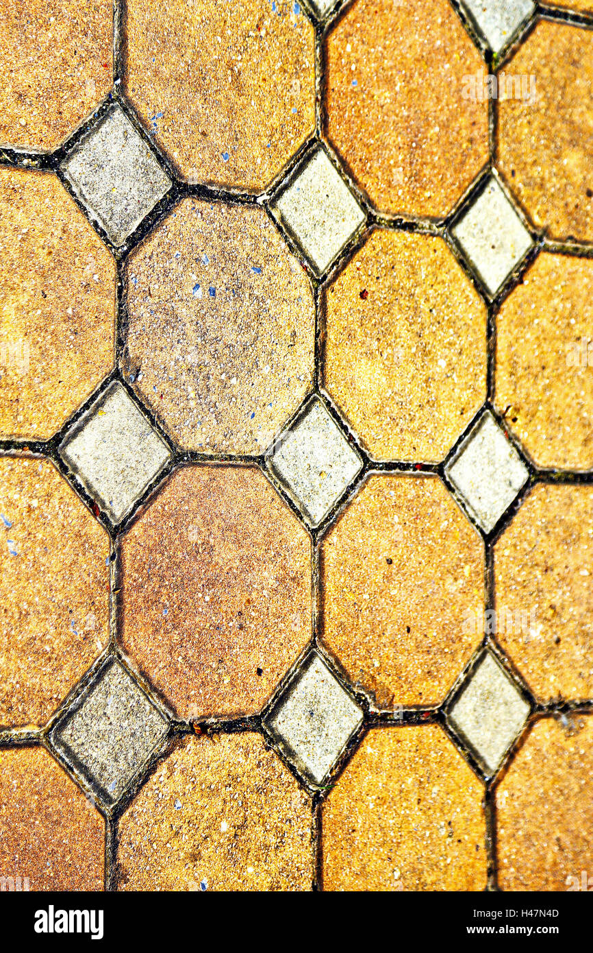 in asia thailand kho samui abstract cross texture floor ceramic tiles ...
