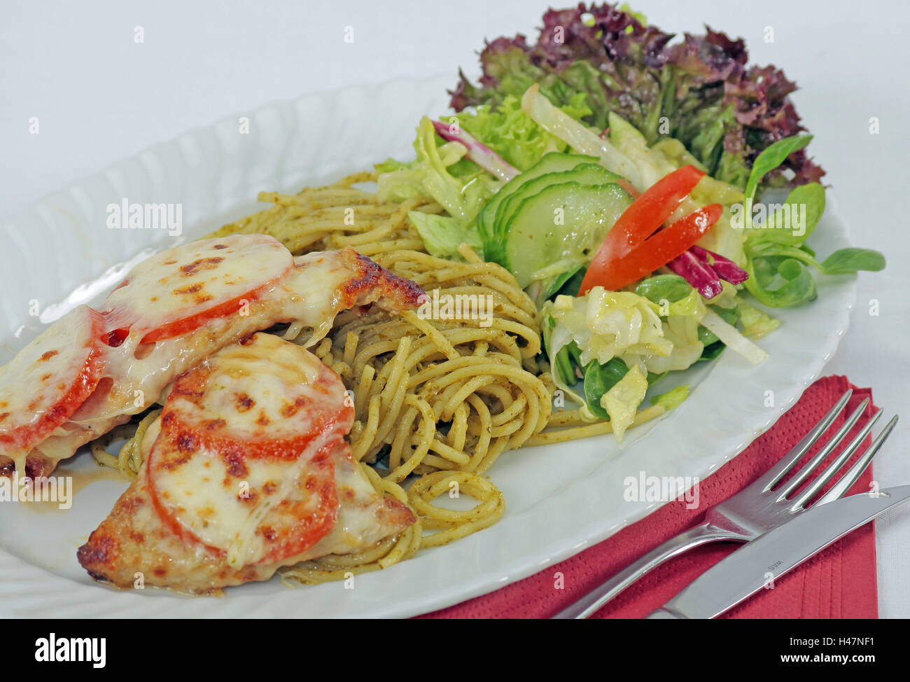 Plate, main meal Stock Photo - Alamy