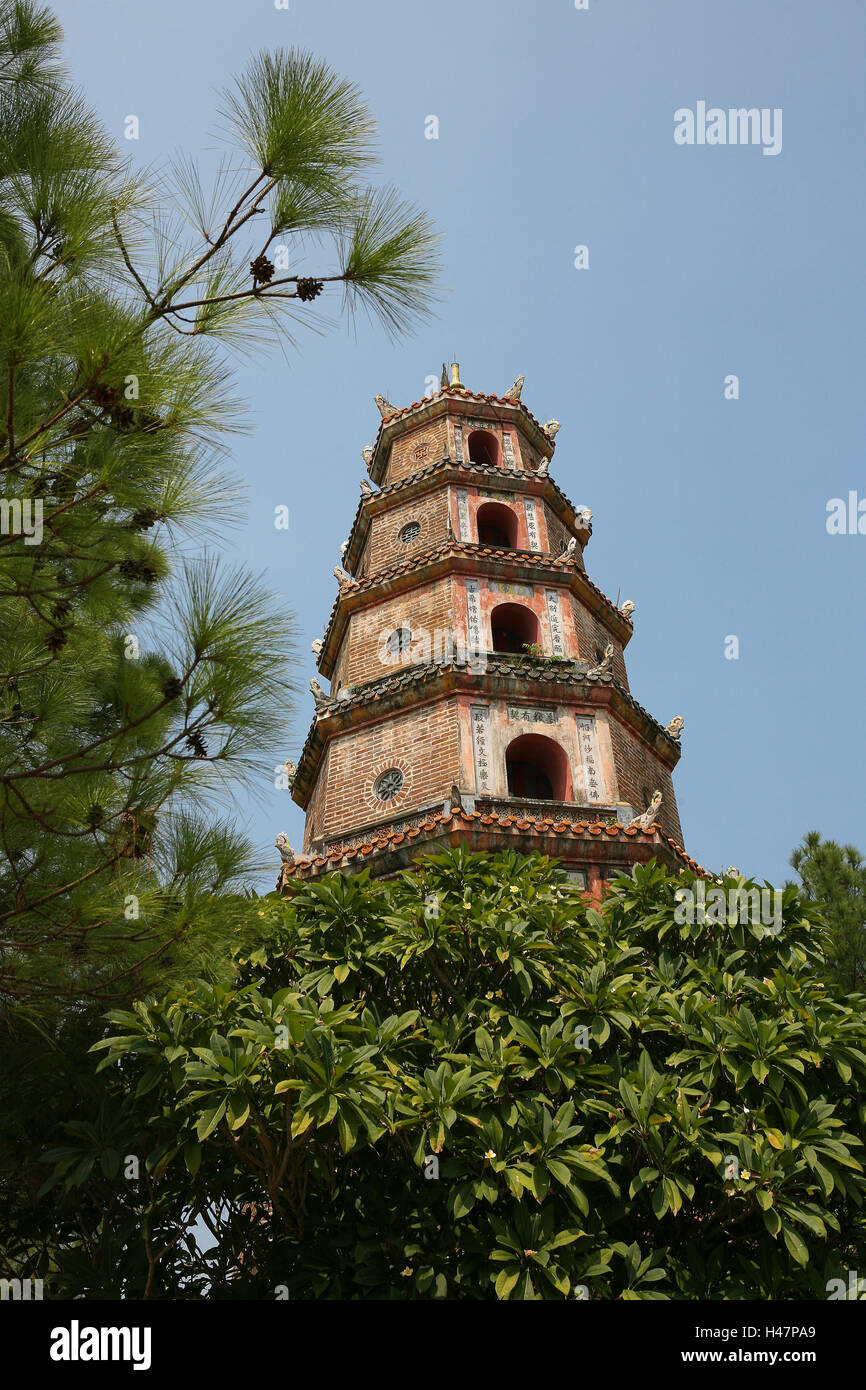 Thien Mu Pagoda (Chua Thien Mu), Hue, Viet Nam Stock Photo - Alamy