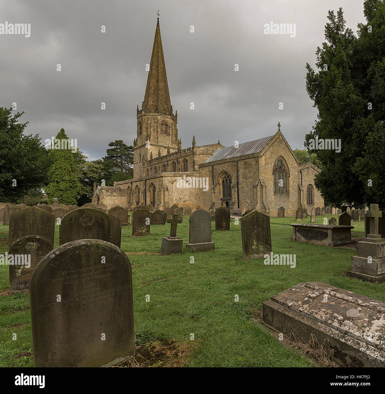 Masham churchyard hi-res stock photography and images - Alamy