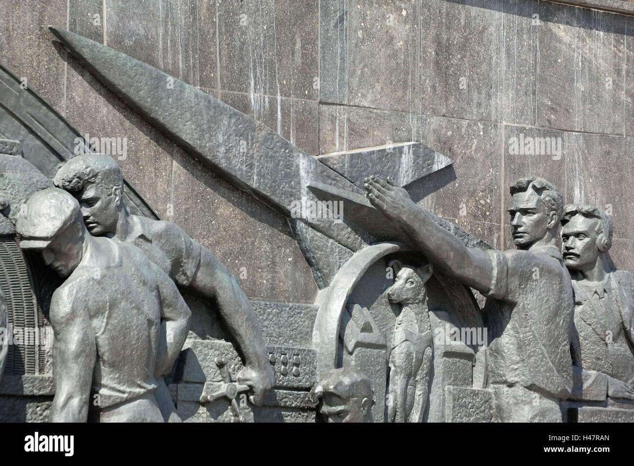 Moscow, space exhibition, monument, detail Stock Photo - Alamy
