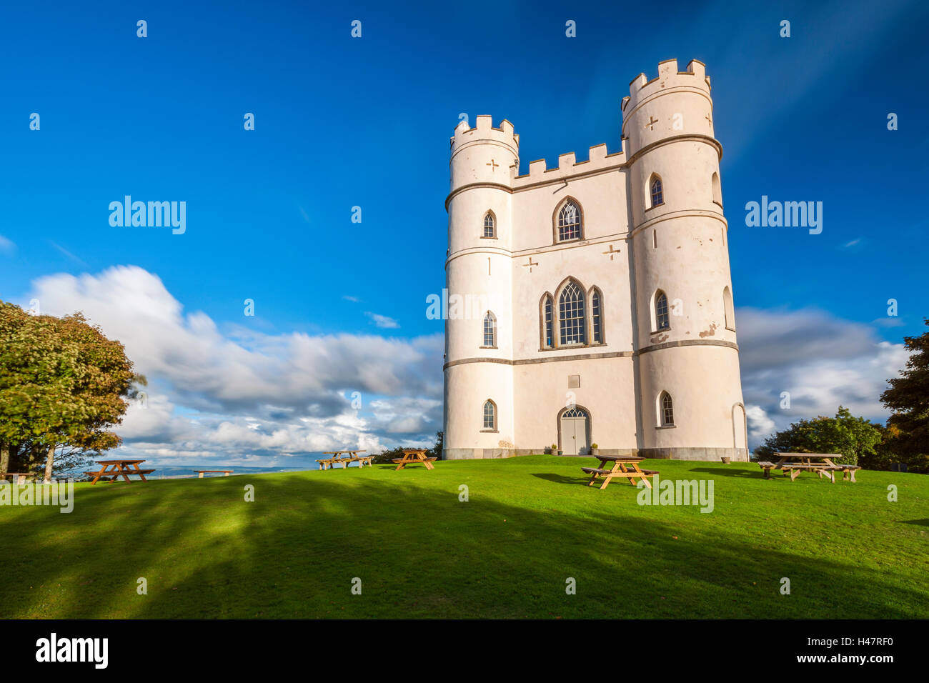 Haldon Belvedere triangular tower also known as Lawrence Castle, Exeter ...