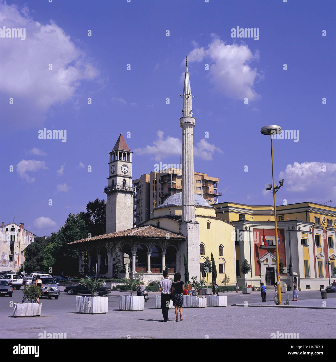 Albania, Tirana, Etem mosque, Balkan Peninsula, capital, city centre ...