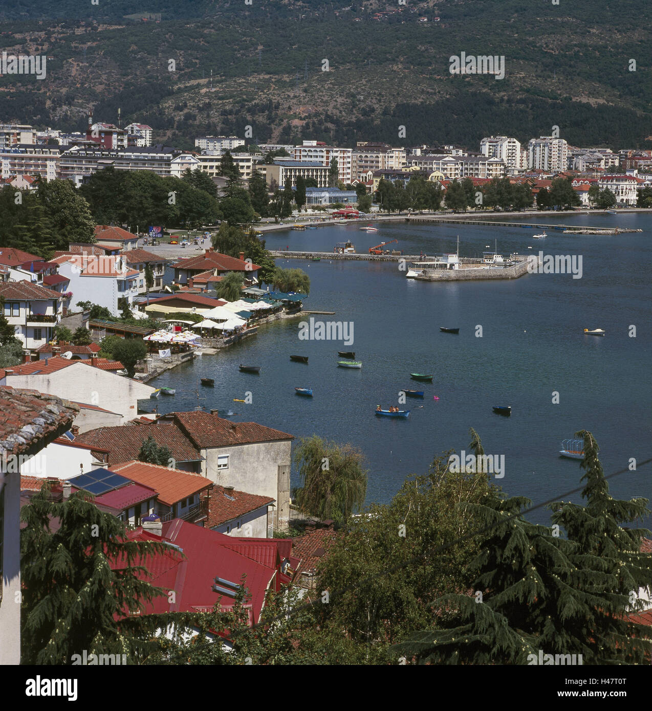 Ohrid lake fishing boats hi-res stock photography and images - Alamy