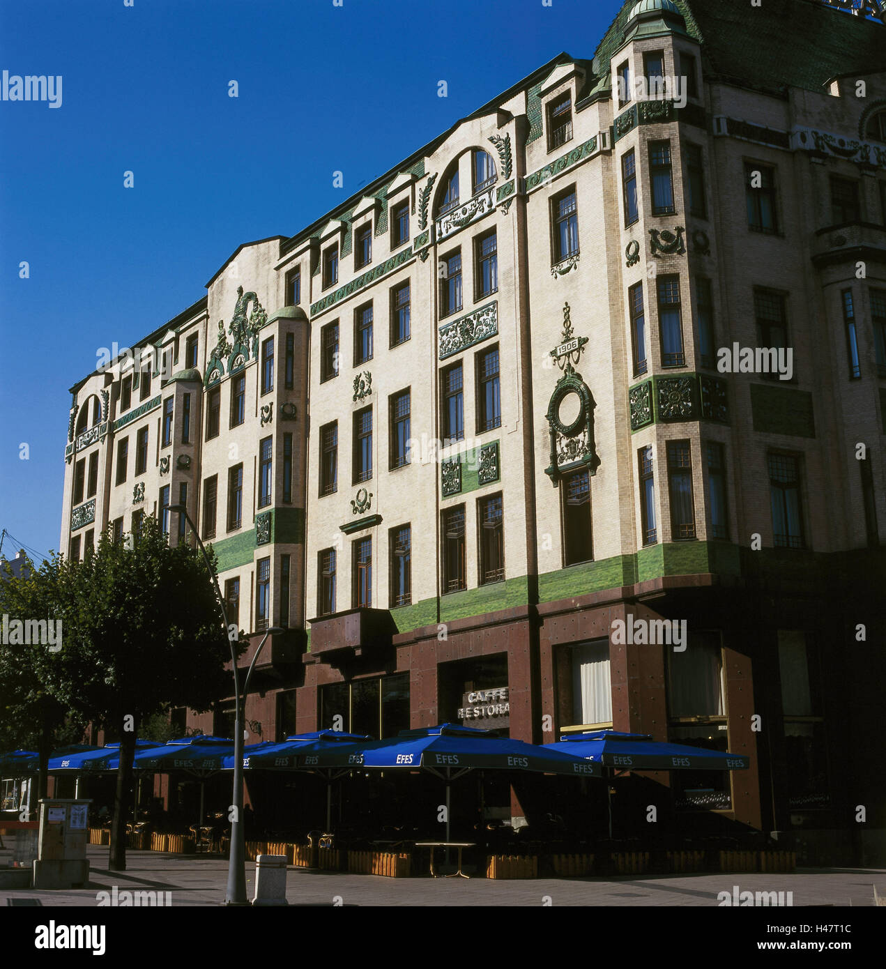 Serbia, Belgrade, hotel "Moscow", town, capital, place of interest ...
