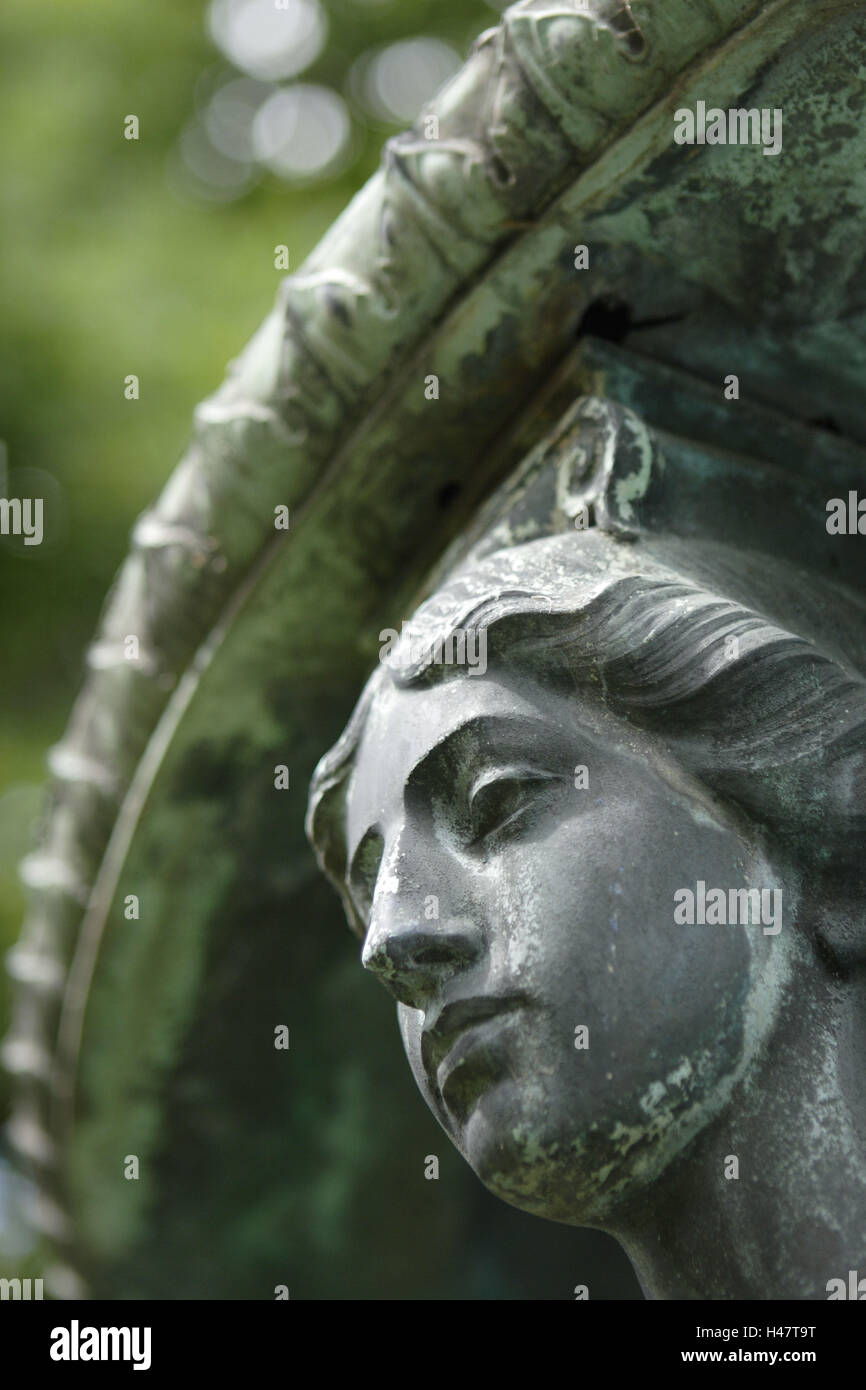 grave yard, grave, statue, female, detail Stock Photo - Alamy
