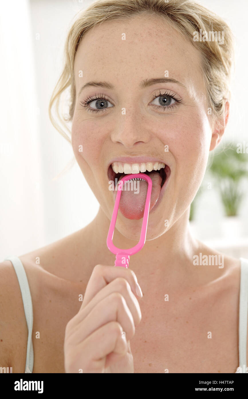 Tongue coating hi-res stock photography and images - Alamy