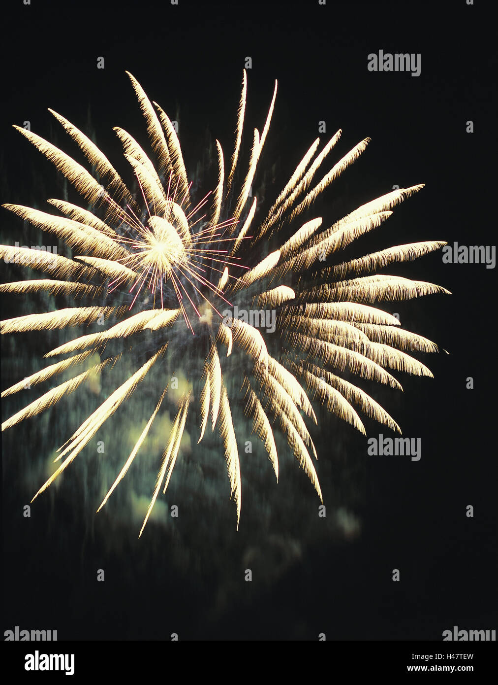 Night sky, fireworks Stock Photo - Alamy