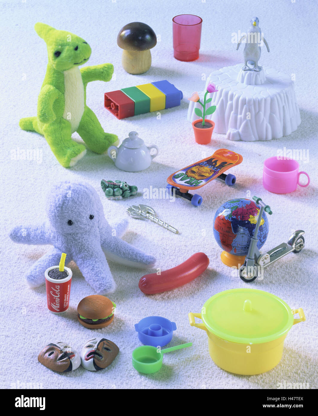 Toys, differently, game figures, figures, merged, miniatures, choice ...