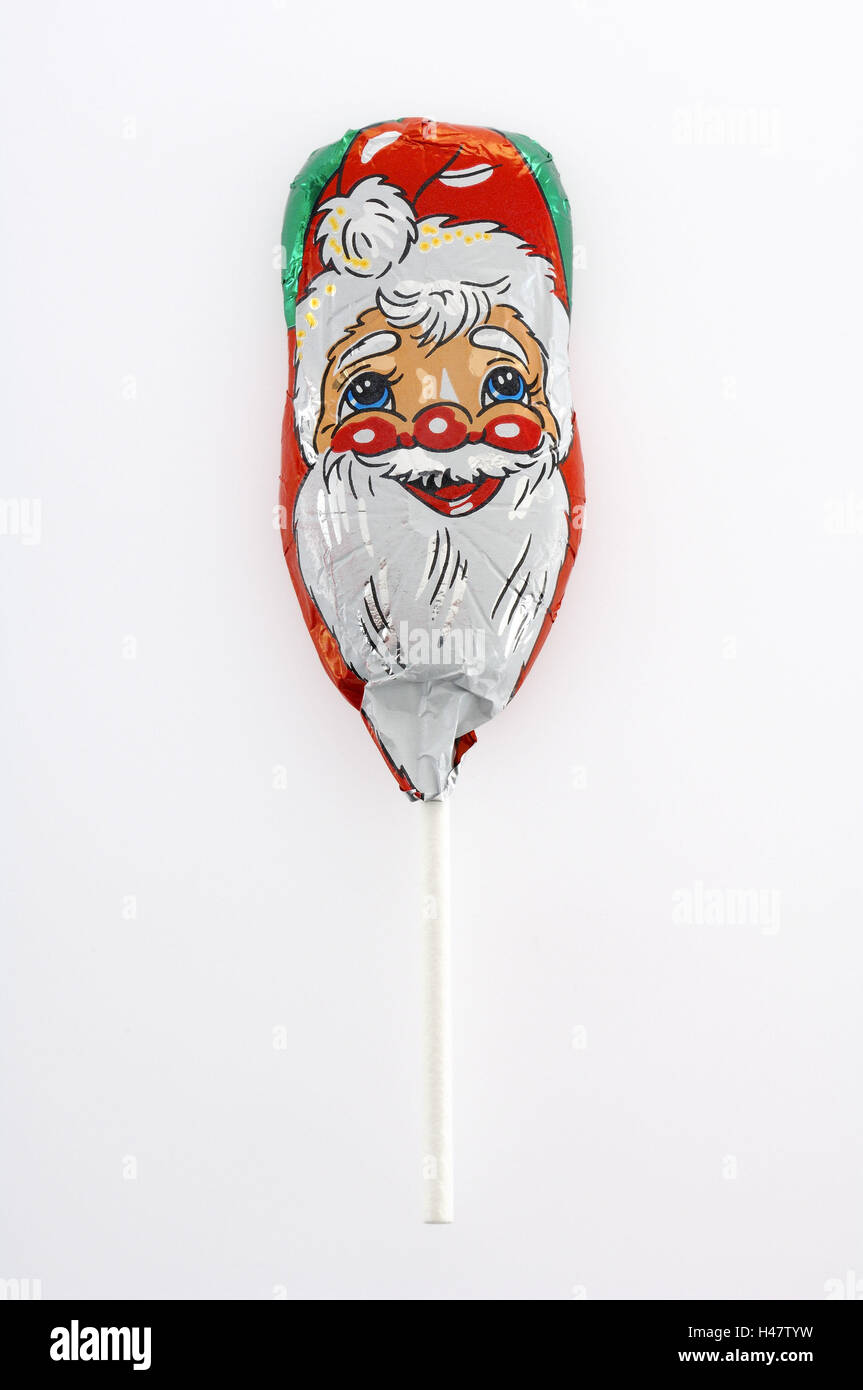Santa claus chocolate lolly hi-res stock photography and images - Alamy
