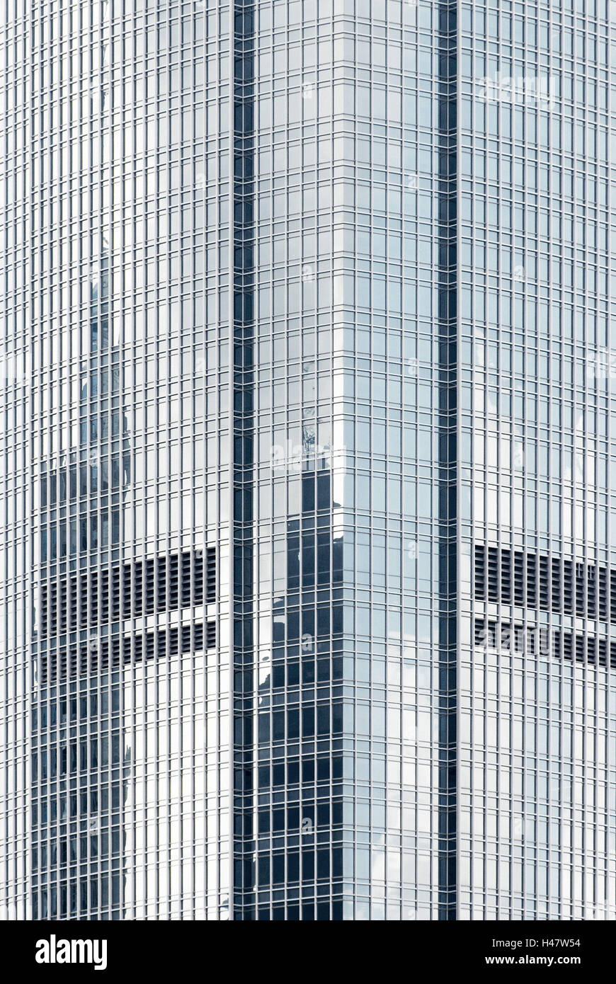 IFC-Building, facade, skyscraper, reflector facade, window, mirroring ...