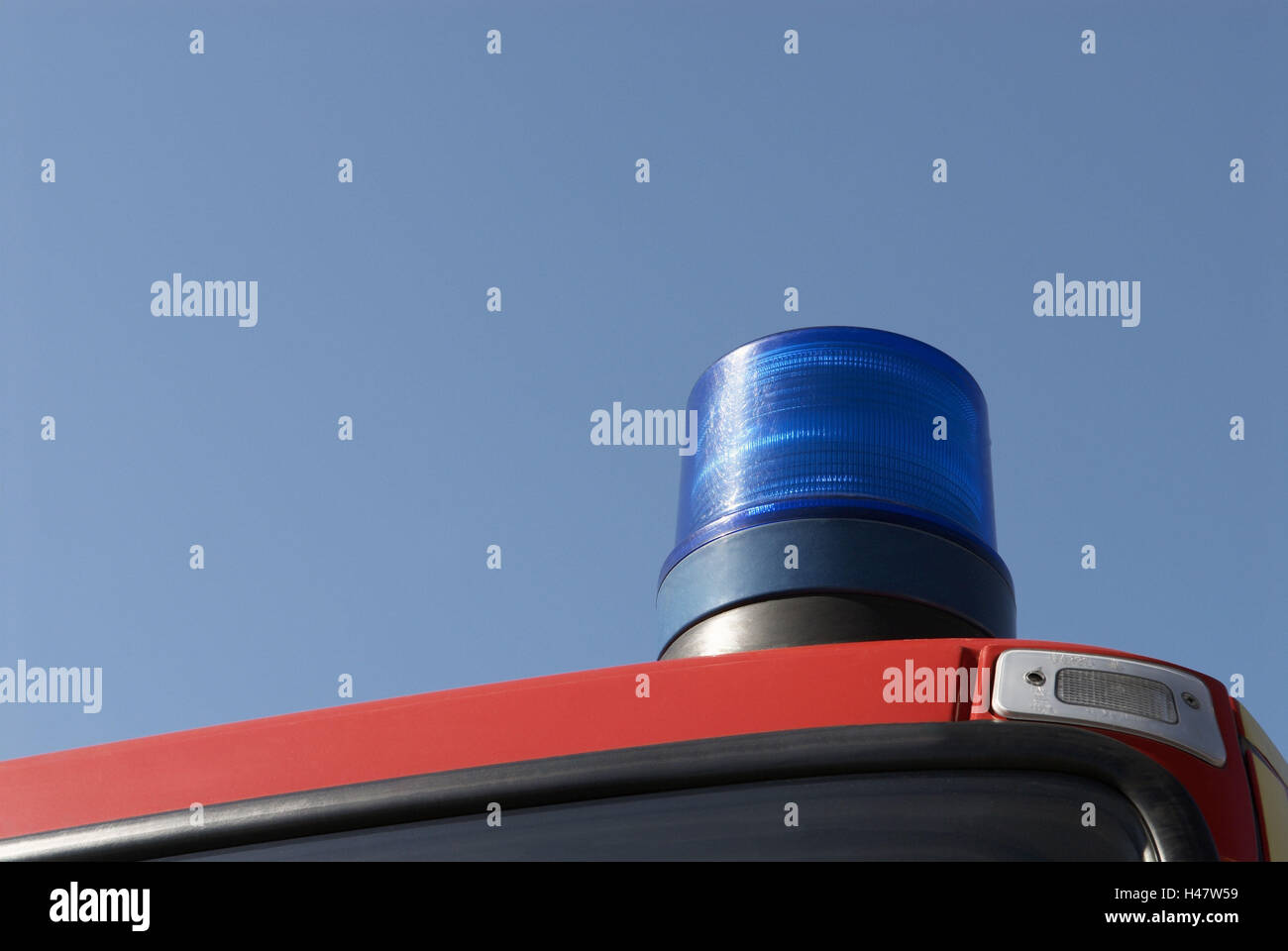 Blue light, conductor, heaven, blue Stock Photo - Alamy