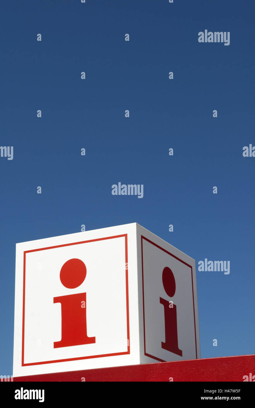 Red information sign hi-res stock photography and images - Alamy