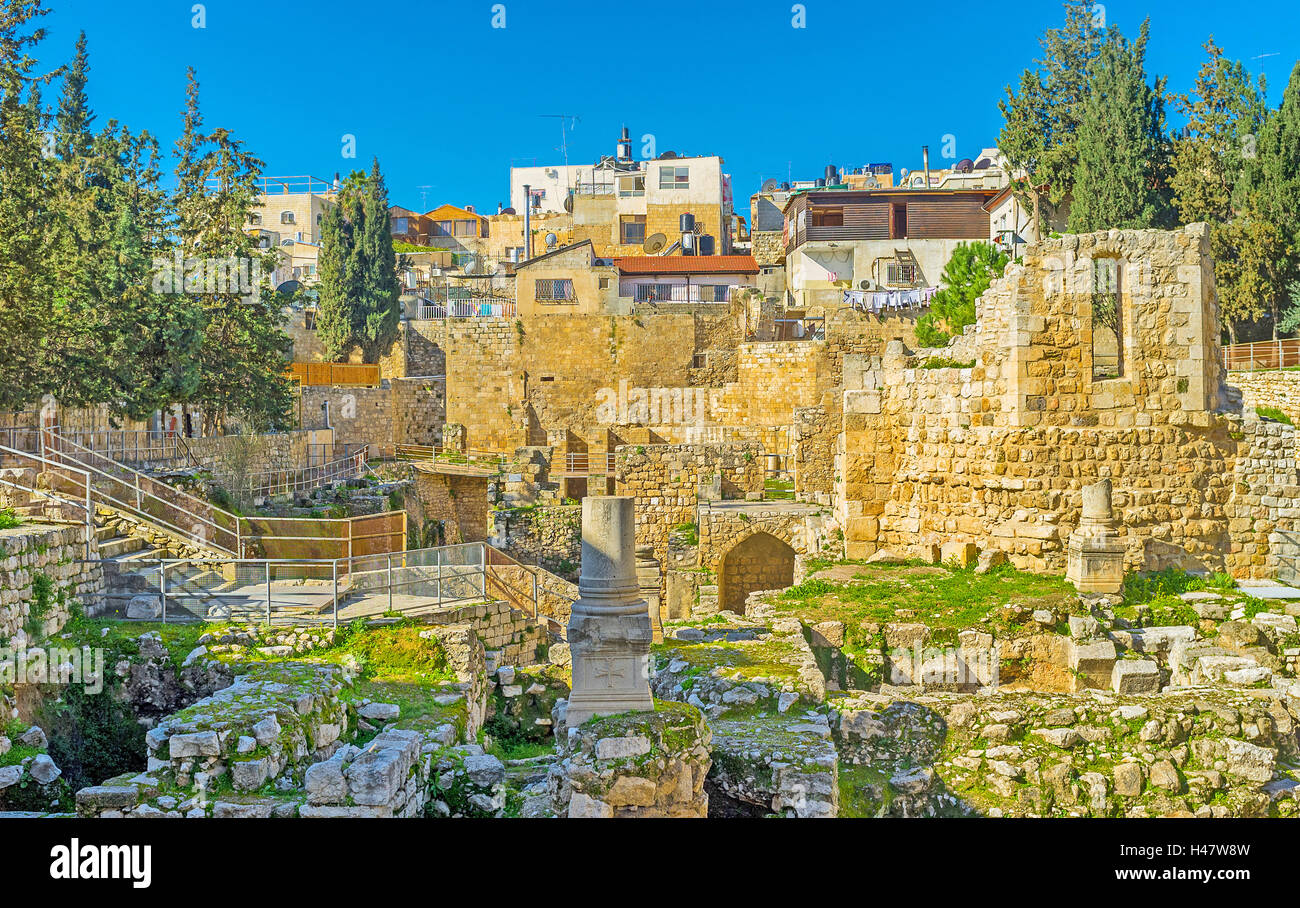 The site next to the ancient Bethesda pool was occupied by the Roman ...