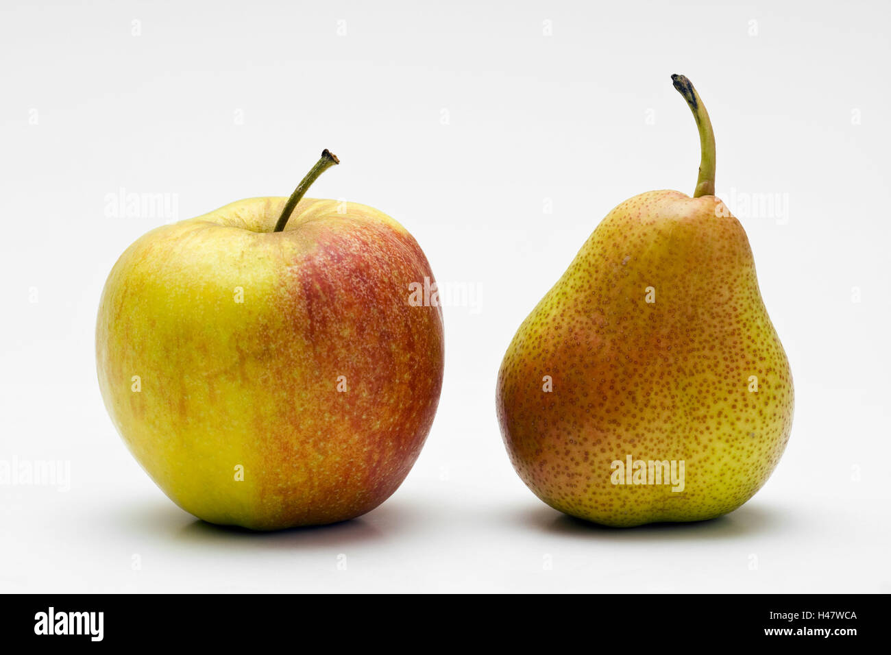 Apple, pear, Food, fruit, pomes, fruits, notice board pear, yellow-red ...