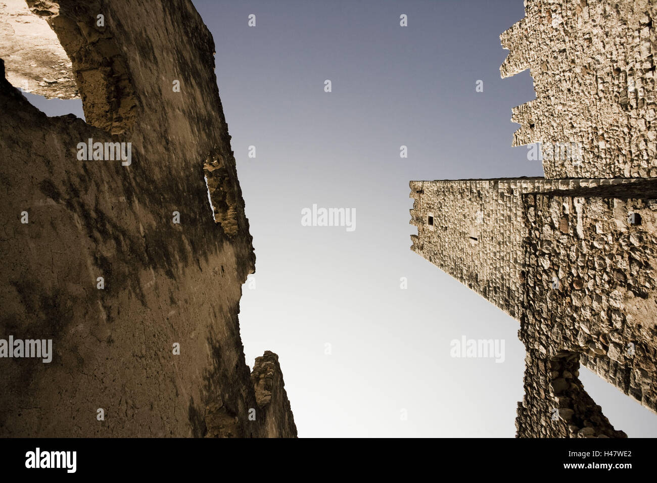 Castle, ruin, historical, knight's castle, tower, old, destroyed Stock ...