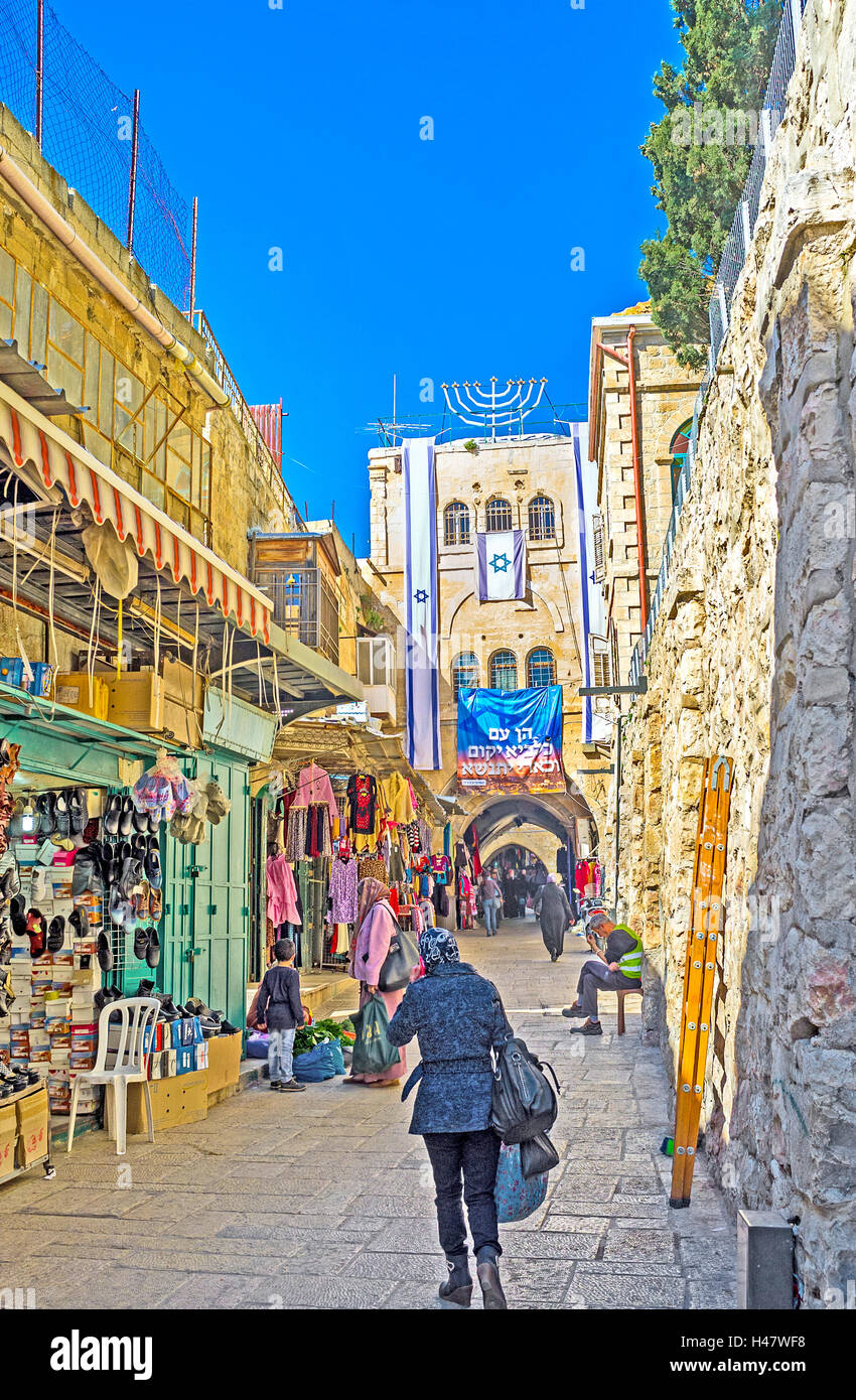 Market stalls damascus gate hi-res stock photography and images - Alamy