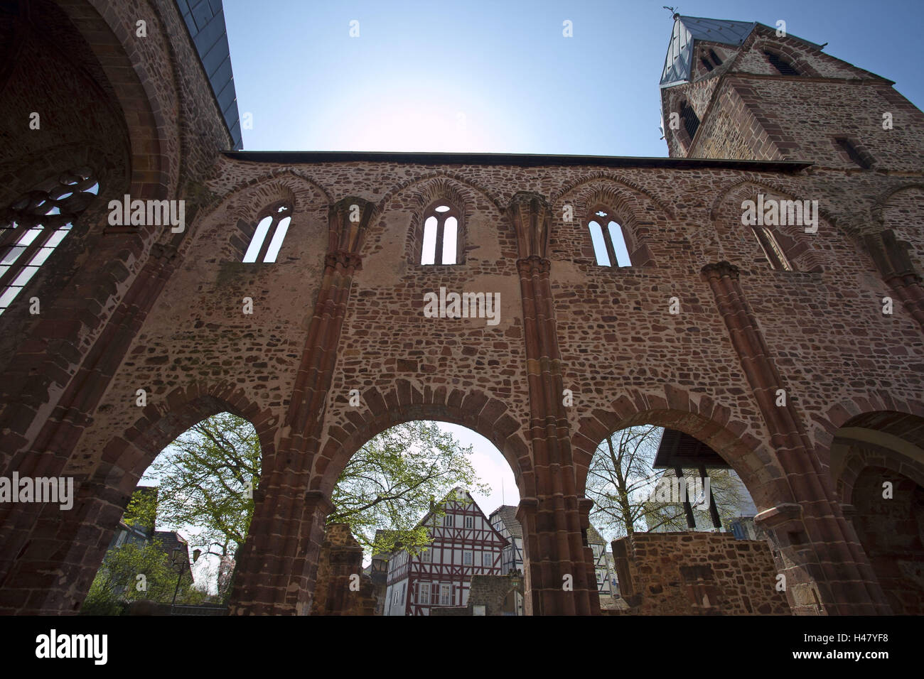 Germany, Hessen, Northern Hessen, Schwalmstadt-Treysa, cemetary church ...