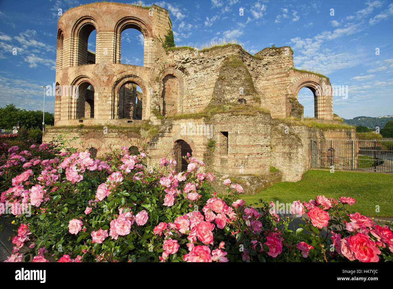 Germany, Rhineland-Palatinate, the Moselle, Trier, Imperial Baths ...