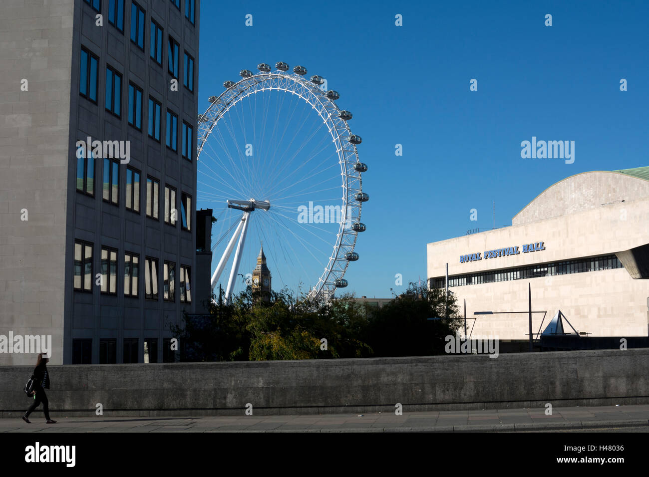 View from waterloo bridge wheel hi-res stock photography and images - Alamy