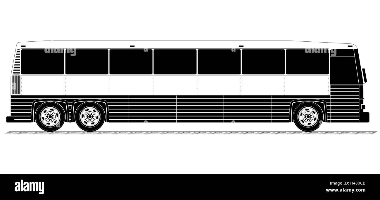 American typical country passenger bus Stock Vector Image & Art - Alamy