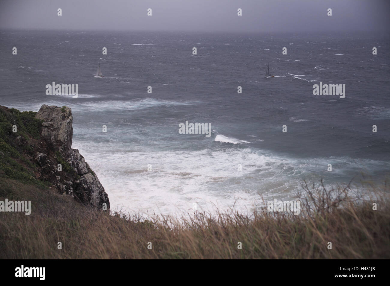 Australia, Queensland, north coast, Byron Bay, Captain Cook Look-out ...