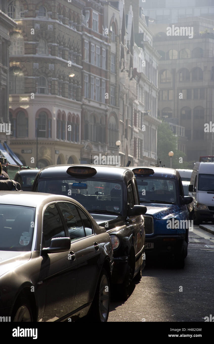Great Britain, London, street, cars, park, vehicles, traffic, travel ...