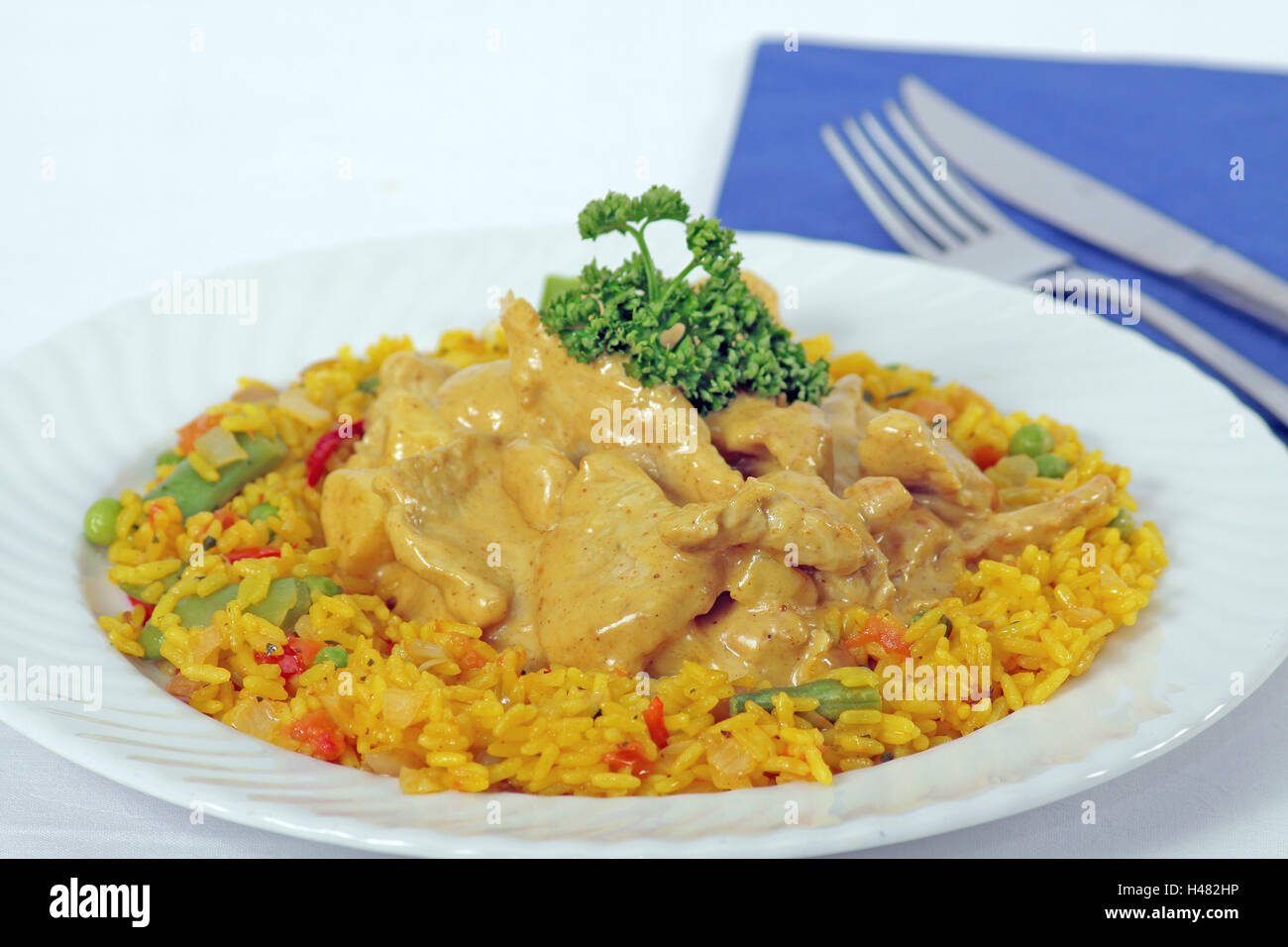 Plate, main meal Stock Photo - Alamy
