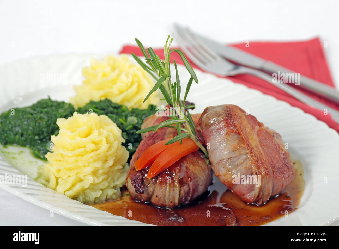 Plate, main meal Stock Photo - Alamy