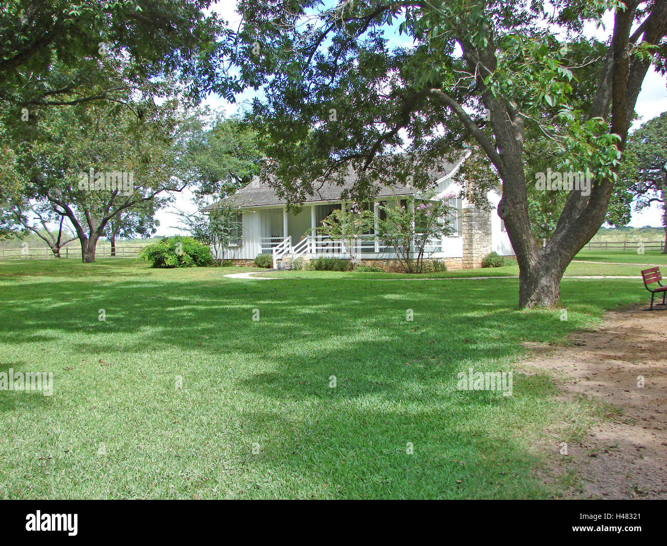 Old Ranch House Stock Photo - Alamy