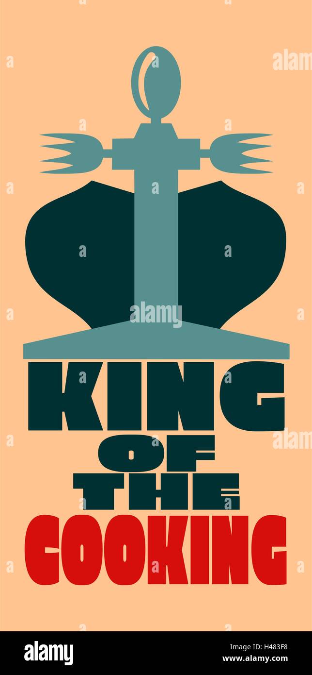 King of the cooking Stock Vector Image & Art - Alamy