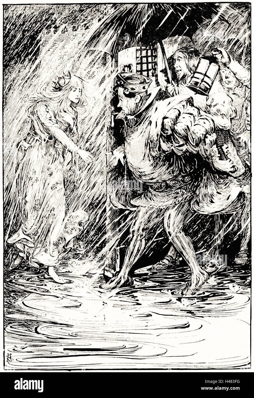 Helen Stratton - Page 189 illustration in fairy tales of Andersen Stock ...