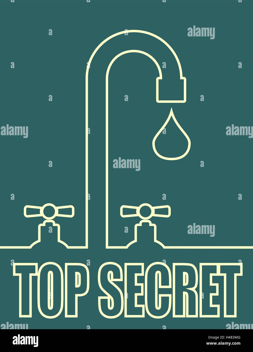 Leaking information Stock Vector Images - Alamy