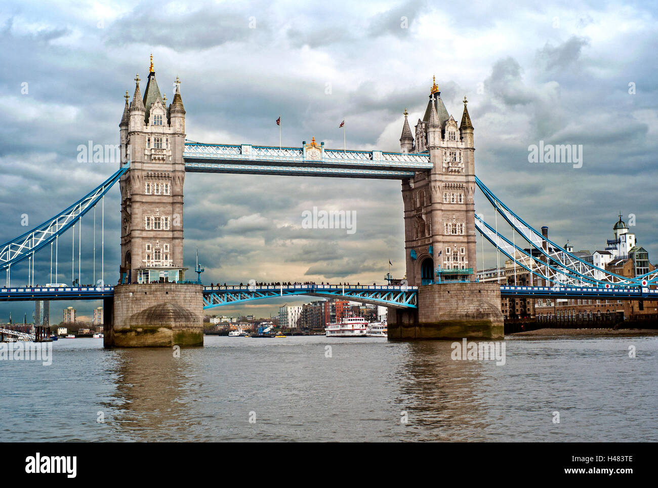 Tower Bridge from the River Thames, London, England Stock Photo - Alamy