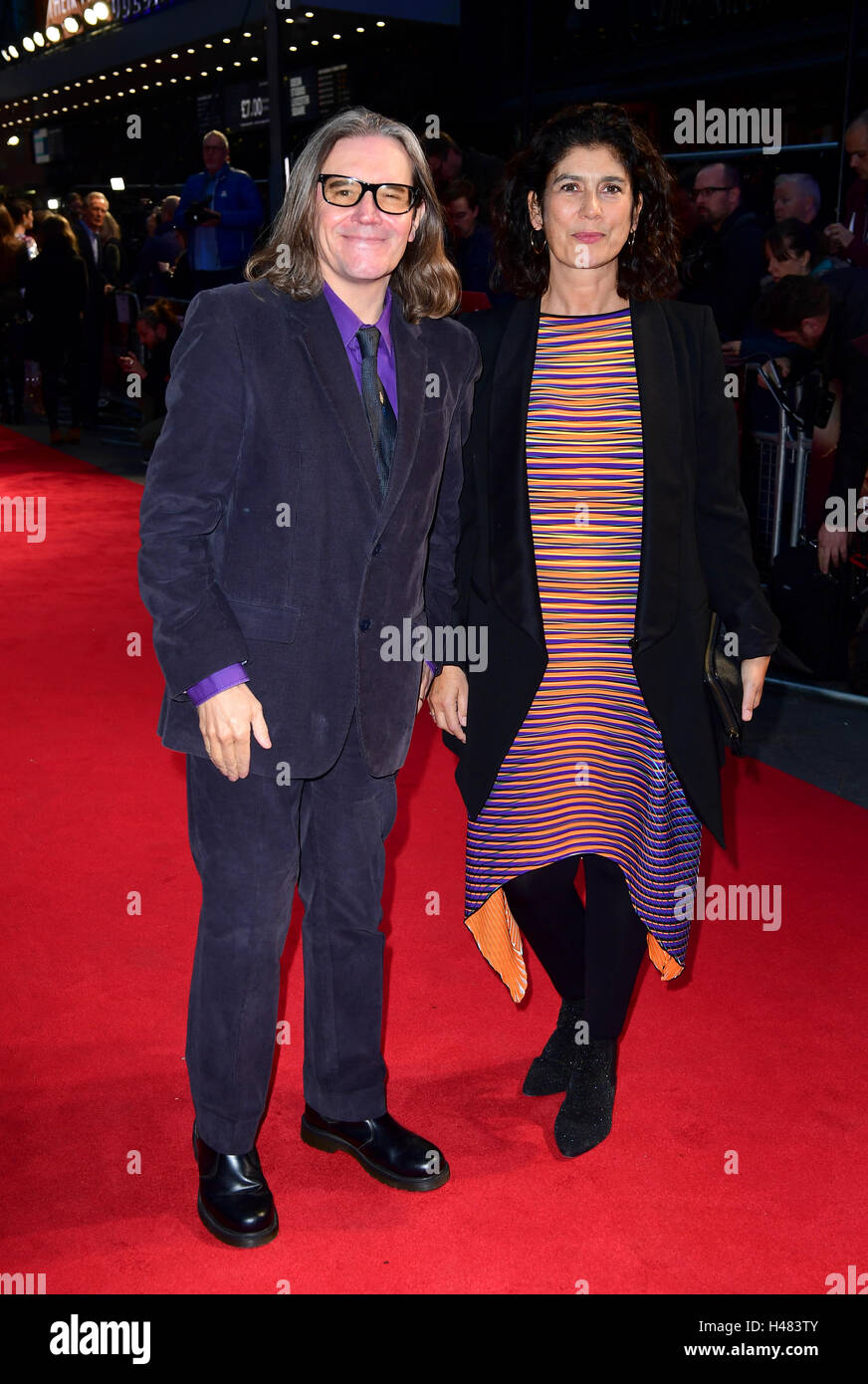 Producer Stephen Woolley and Elizabeth Karlsen attending the 60th BFI ...
