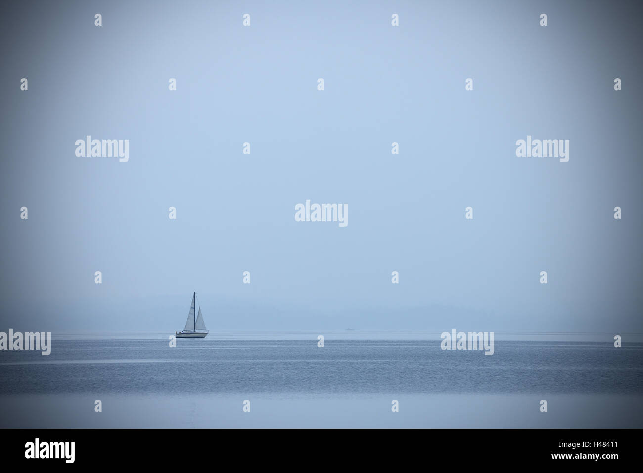 Sailboats, Lake Chiem, Bavaria, Germany Stock Photo - Alamy