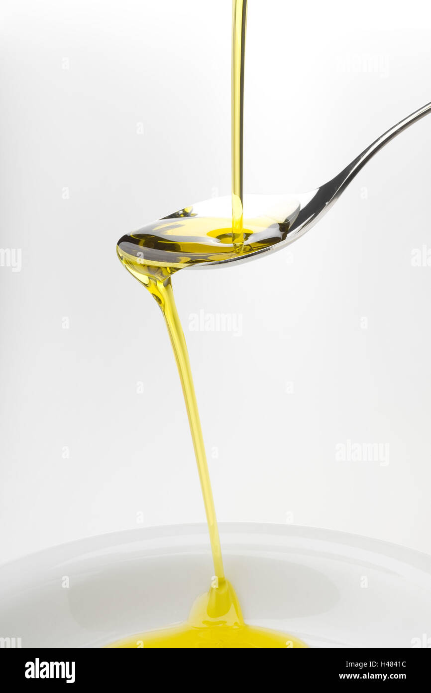 Olive oil pour out Stock Photo - Alamy